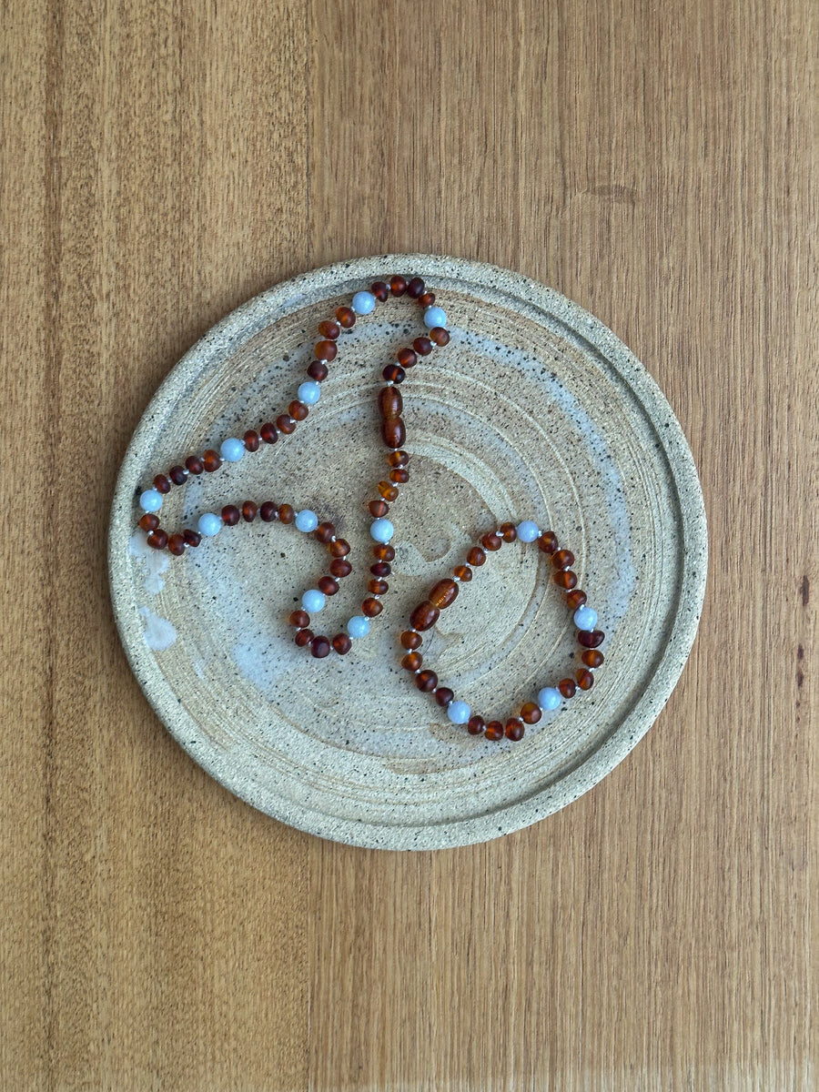 Teething Necklace/Bracelet/Anklet: Ocean Eyes – A Thousand Roses Store